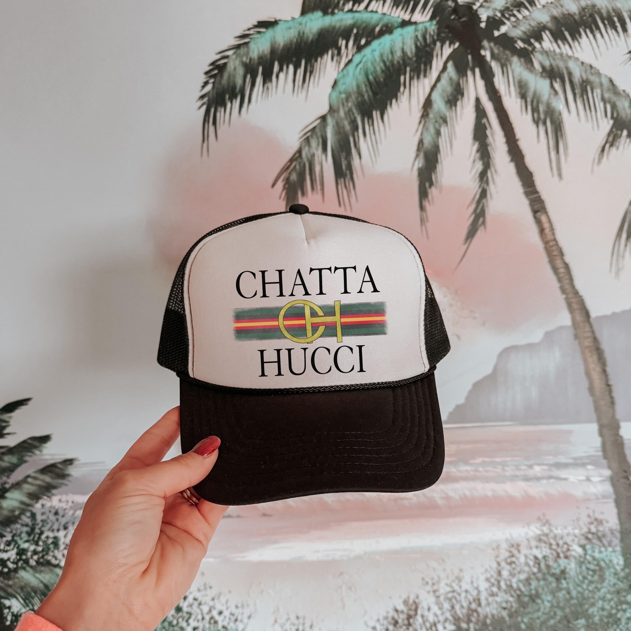 Chatta hucci trucker hat – Southern Pine Kids Co.